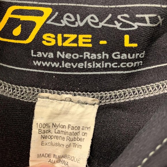 Level Six | Swim | Level Six Lava Neorash Gaurd Surf Swim Top Women ...